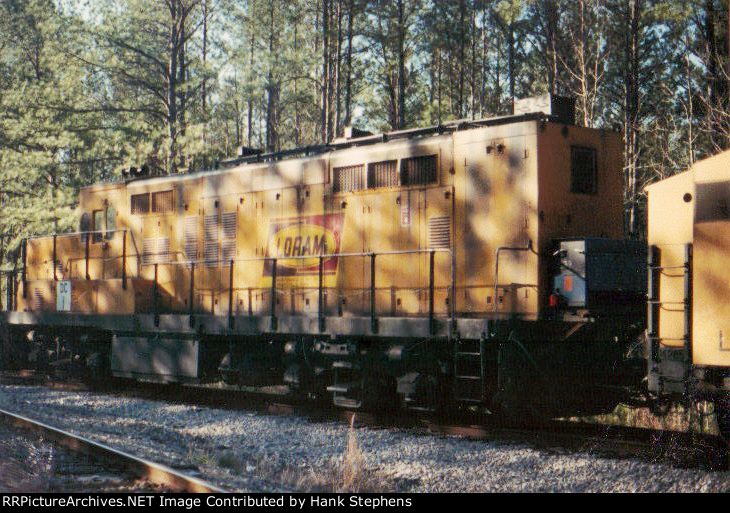 Loram DC-1 tied up after a days work
